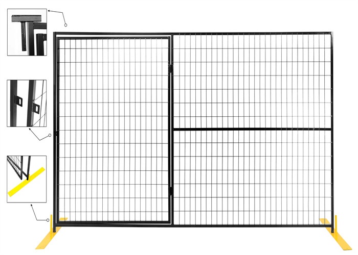 Temporary Fencing Pedestrian Gates By Construction & Industry