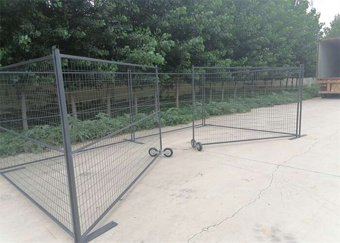 Temporary Fencing Wheels : Mobility and Reducing Dragging